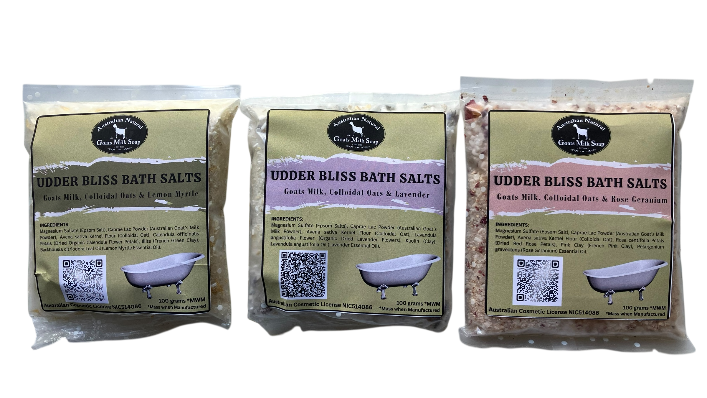 Goats Milk Bath Salts with Colloidal Oats - Bottle – Good Lifestyles Today