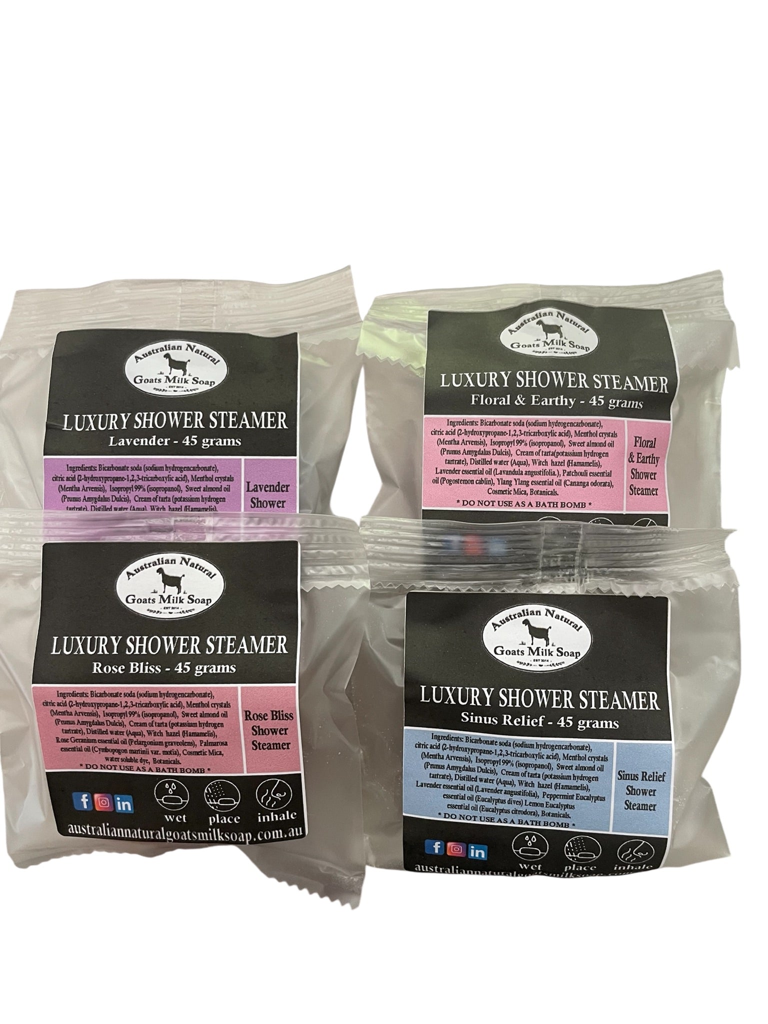 Shower Steamers - 45 grams – Good Lifestyles Today